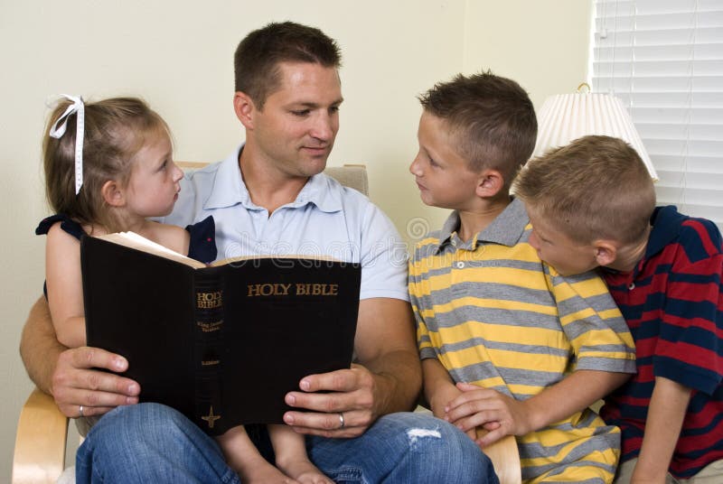 Wise Father stock image. Image of children, brothers - 10274005