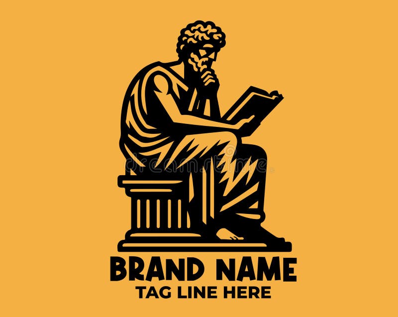 Book Logo Man Reading Stock Illustrations – 1,564 Book Logo Man Reading ...