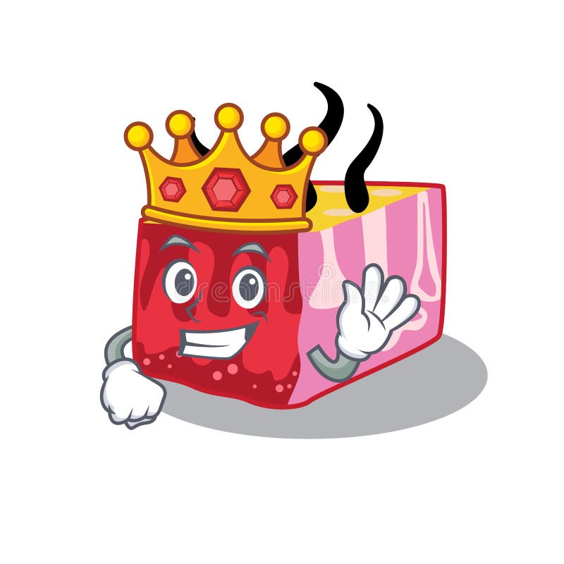 A Wise King of Skin Mascot Design Style Stock Vector - Illustration of ...