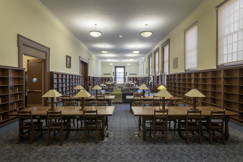 Wise Library En La Universidad De Virginia Occidental Imagen de archivo ...
