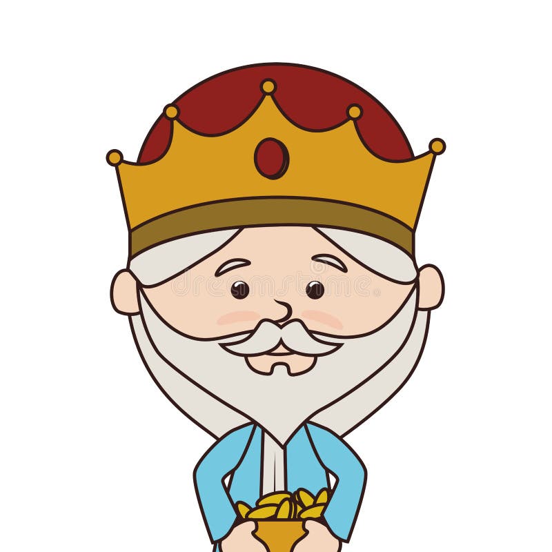 Wise man manger character stock illustration. Illustration of nativity ...