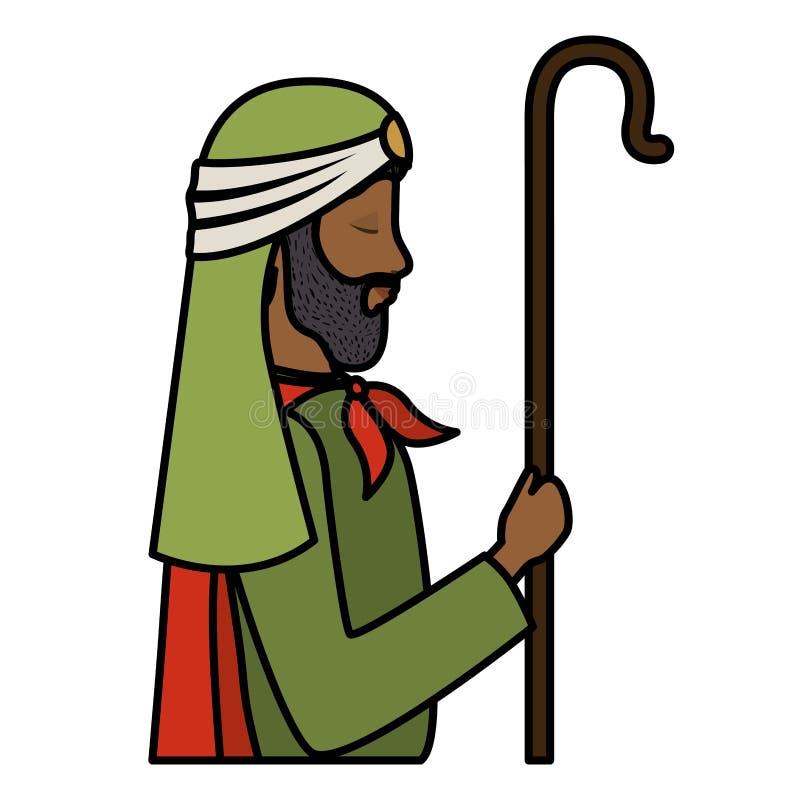 Wise man manger character stock vector. Illustration of scene - 151478220