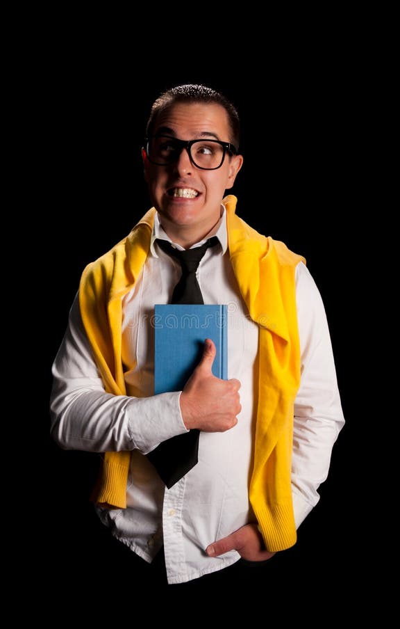 The wise student stock image. Image of adult, jacket - 30328563