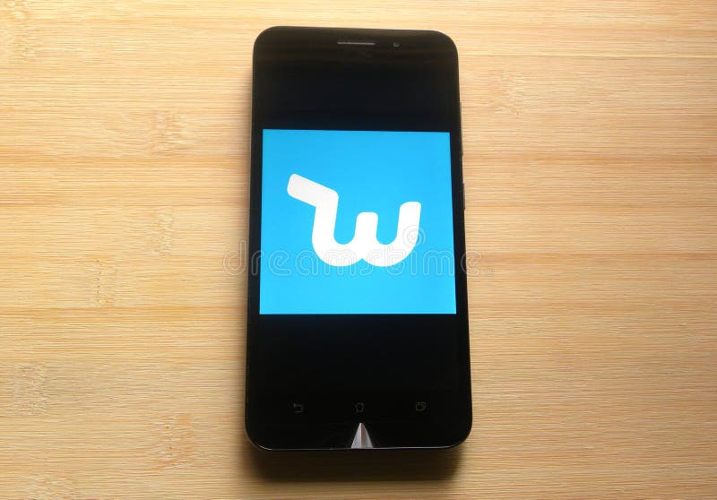 Wish app on smartphone editorial photography. Image of black - 149888822