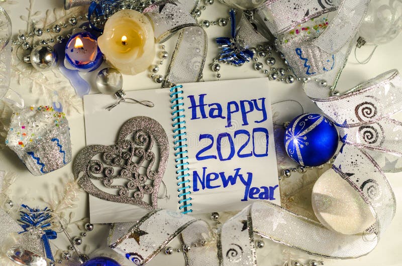 How To Wish Happy New Year 2020 Using Mathematics Stock Photo - Image ...
