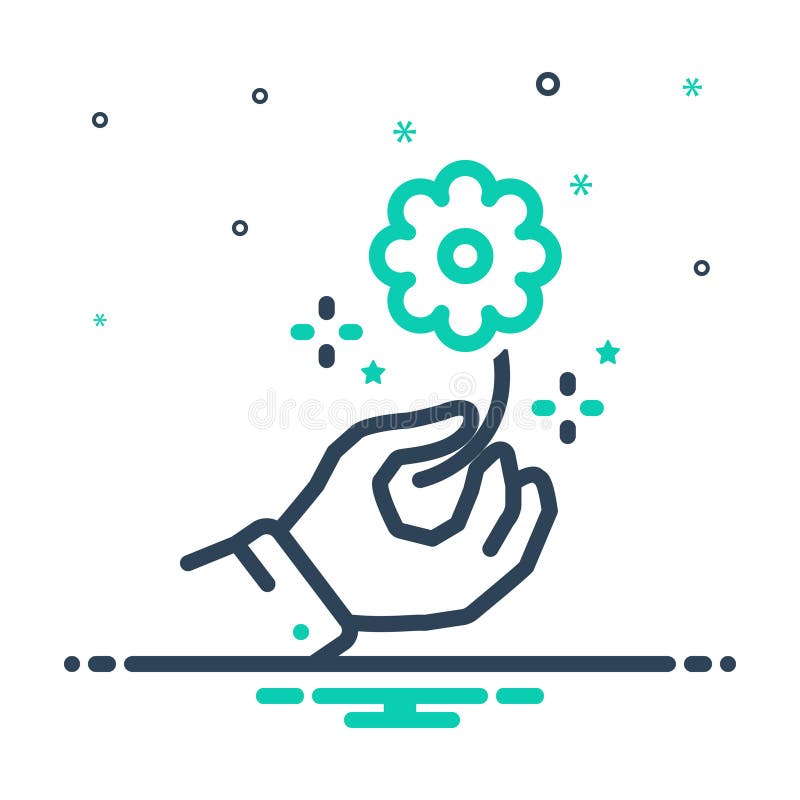 Mix Icon for Wish, Longing and Holding Stock Vector - Illustration of ...