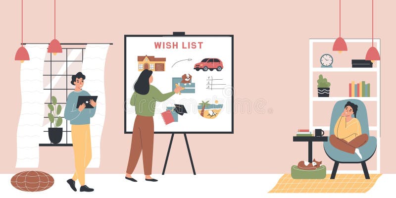 Wish List Concept stock vector. Illustration of year - 275053166