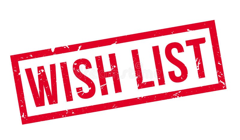 Wish List rubber stamp stock illustration. Illustration of header ...
