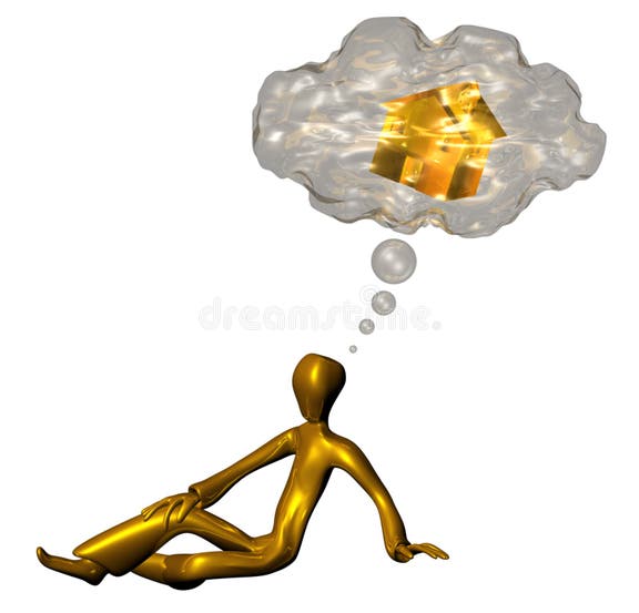 Wish in mind stock illustration. Illustration of design - 10523419