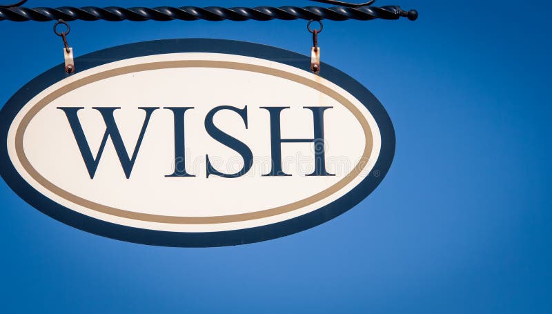 Wish sign stock illustration. Illustration of print, background - 83548828