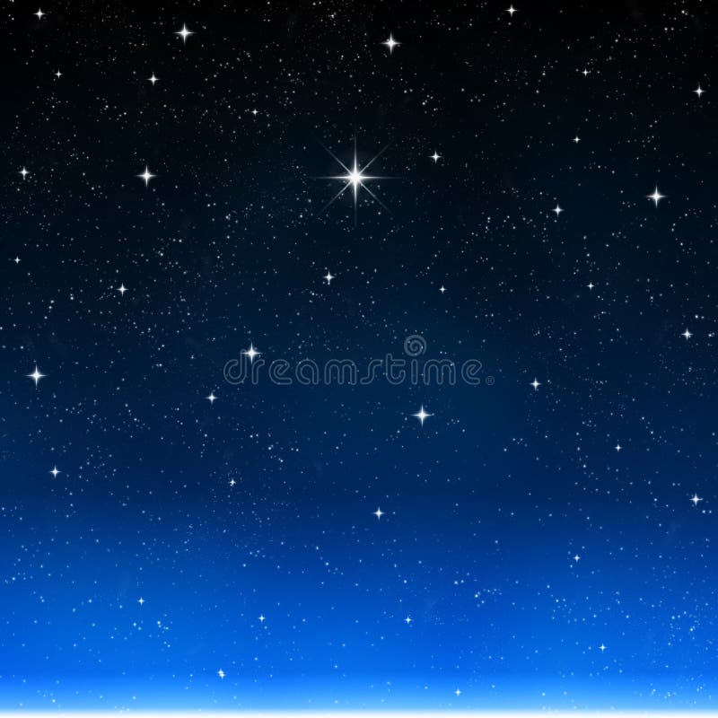Wishing Star Starry Night Sky Stock Vector - Illustration of outer ...