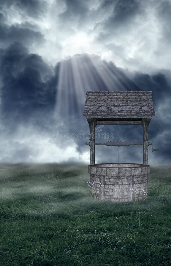 Fantasy Wishing Well Stock Illustrations – 167 Fantasy Wishing Well ...