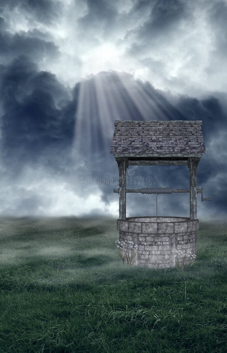 Fantasy Wishing Well Stock Illustrations – 167 Fantasy Wishing Well ...