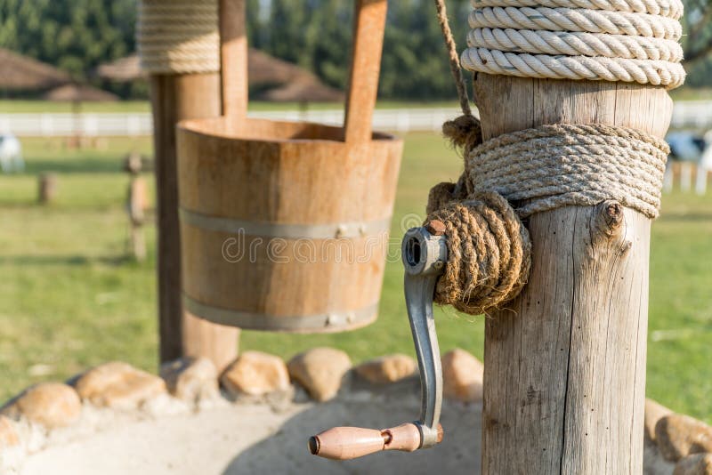 120 Wishing Well Wooden Bucket Rope Stock Photos - Free & Royalty-Free ...
