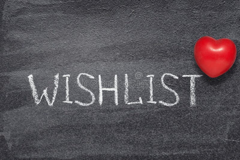 Wishlist word heart stock photo. Image of wishlist, acceptance - 238373532