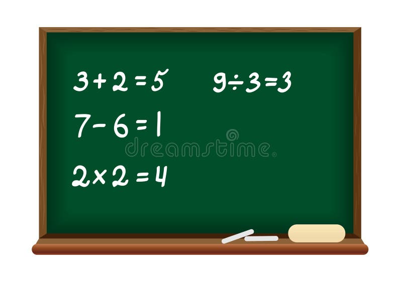 Wiskundige symbolen vector illustratie. Illustration of rekenkunde ...