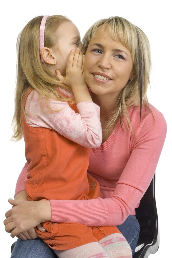 Wispering girl stock photo. Image of unbosom, adult, intimate - 2229778