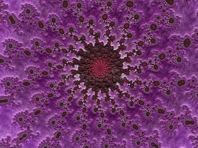 Wispy Magenta Spirals Pattern Stock Illustration - Illustration of ...