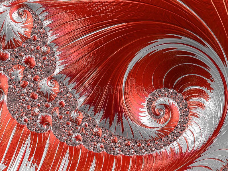 Wispy Red Spirals Pattern stock illustration. Illustration of flame ...