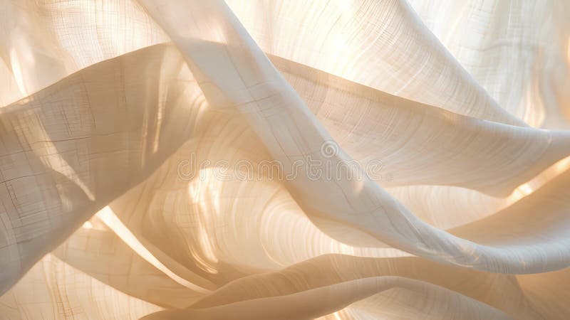 Wispy Undulating Sails Catching the Sunlight in a Stunning Display of ...