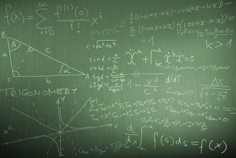 Wissenschafts-Mathematik-Physik-Abbildung Stock Abbildung ...