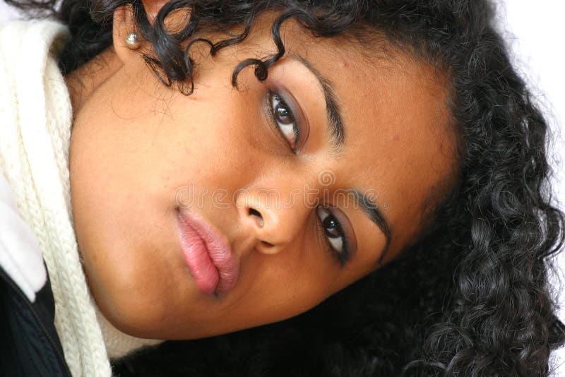 Wistful look stock image. Image of brasil, modern, feminine - 304355