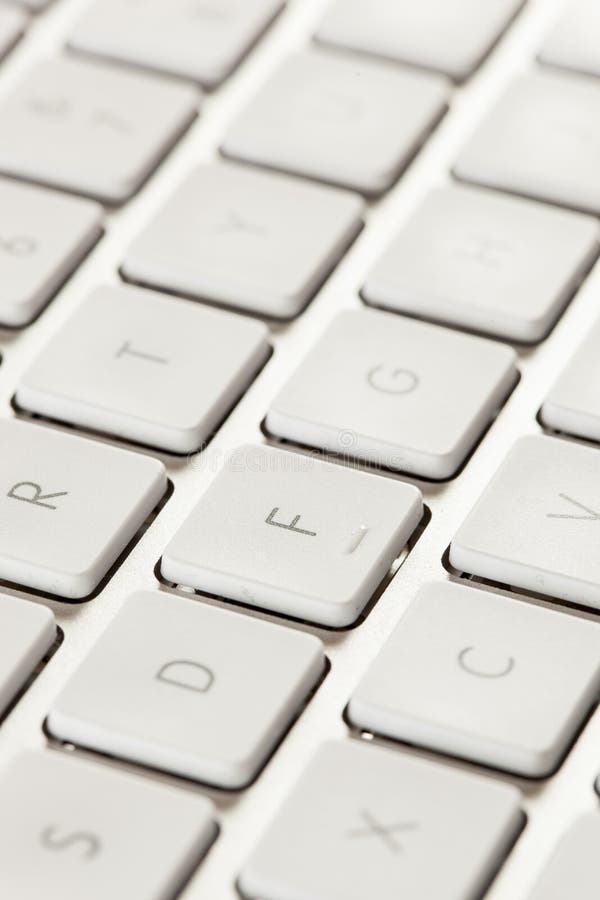 Wit En Grijs Computertoetsenbord Stock Afbeelding - Image of ...