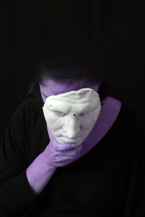 Wit masker stock foto. Image of uitdrukkingsloos, verberg - 11205932