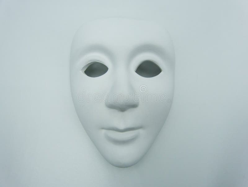 Wit Masker Op Een Zwarte Achtergrond Stock Foto - Image of venetiaans ...