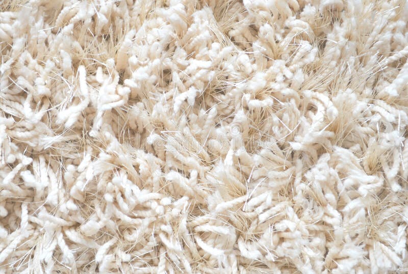Wit Tapijt. Pluizige Textiel Stock Foto - Image of zaal, ingang: 31144920