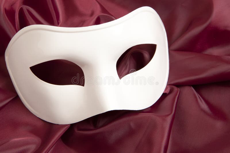 Het Concept Van Het Theater - Witte Maskers Stock Afbeelding - Image of ...