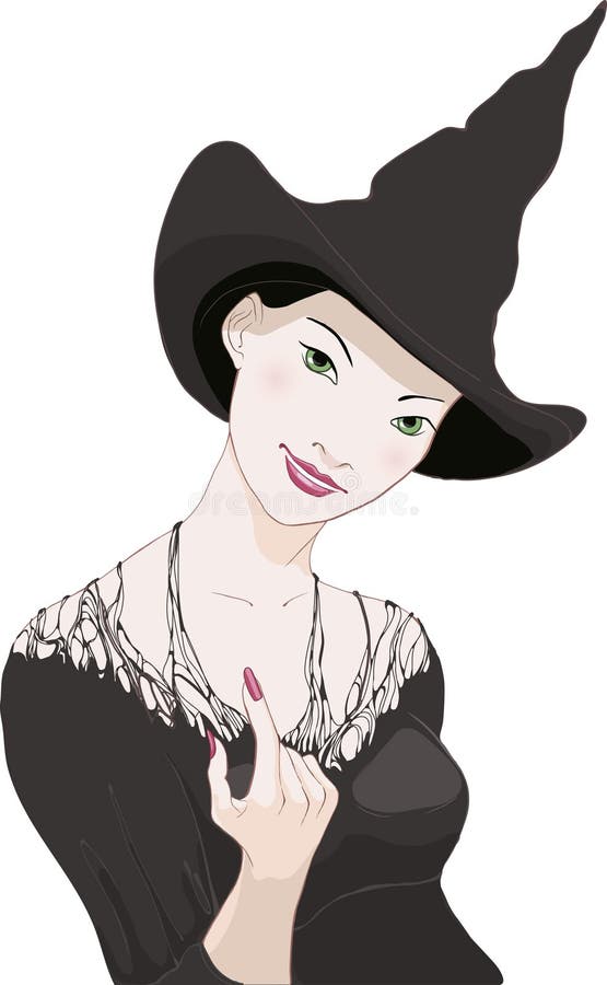 Witch Beckoning Stock Illustrations – 6 Witch Beckoning Stock ...