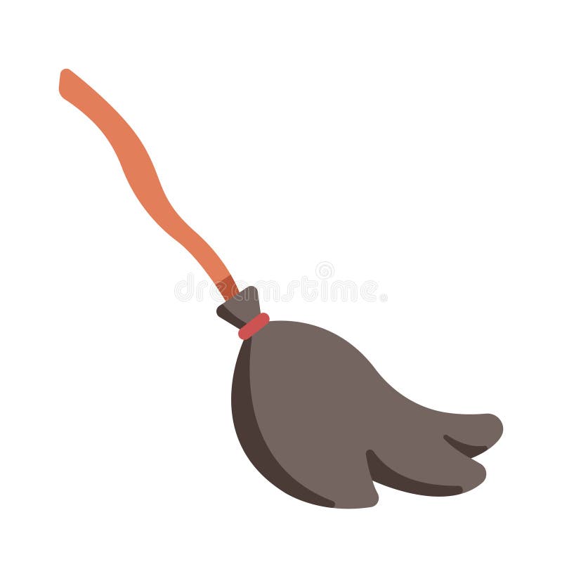 Witch Bloom Flat Illustration Stock Vector - Illustration of cleaner ...