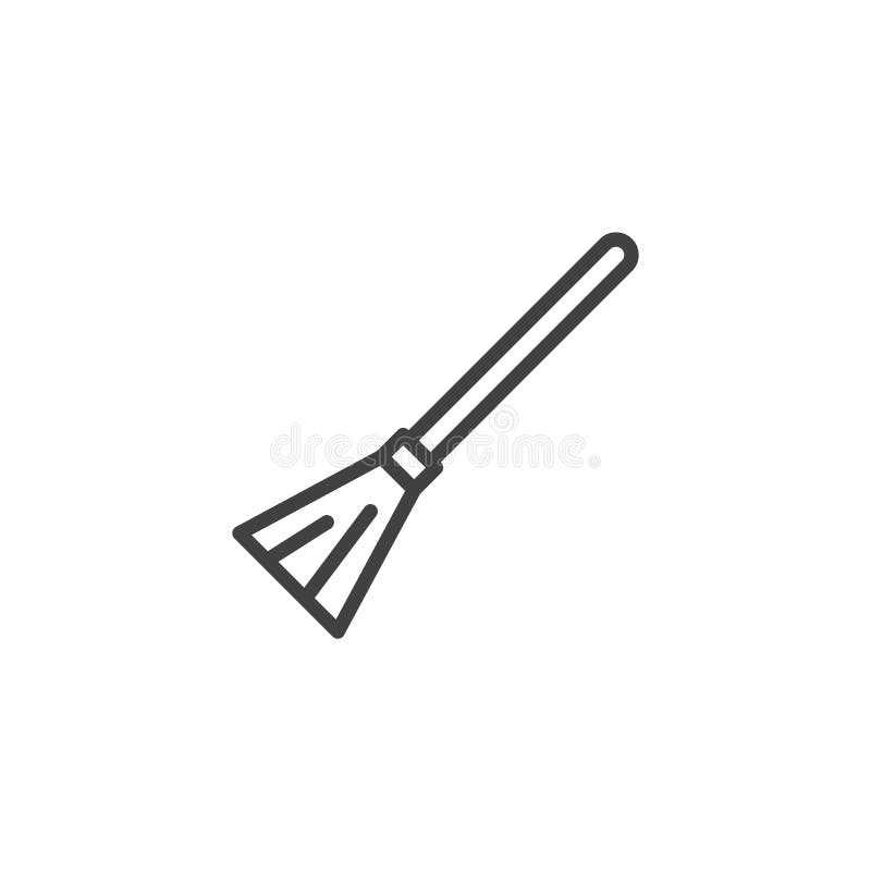 Witch Broom Icon Outline Style Stock Illustrations – 255 Witch Broom Icon Outline Style Stock ...