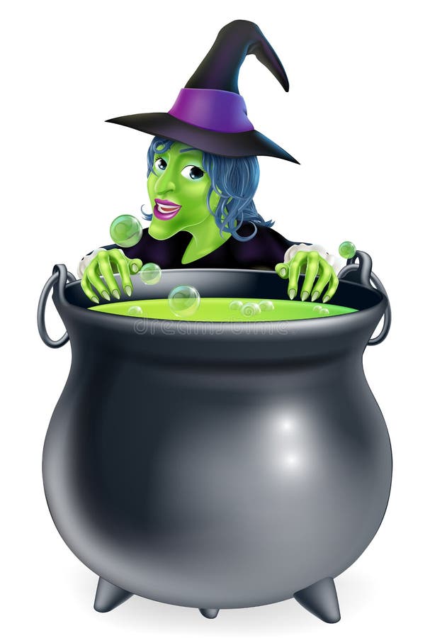 Cartoon Witch Cauldron Stock Illustrations – 12,284 Cartoon Witch ...