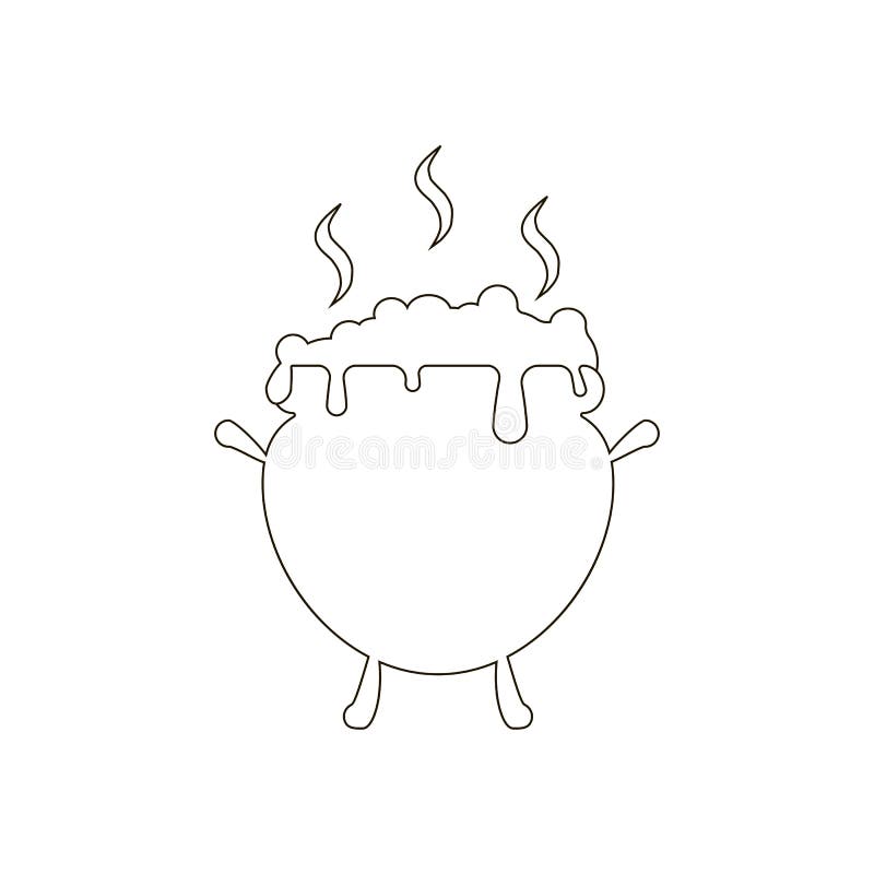 Cauldron Illustration, Drawing, Engraving, Ink, Line Art, Vector Stock ...
