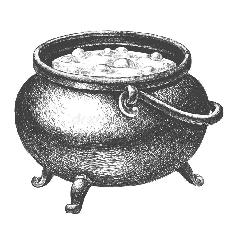 Witch Cauldron Stock Illustrations – 24,134 Witch Cauldron Stock ...