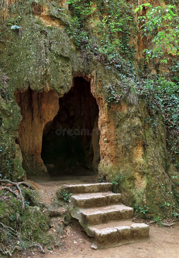 Witch Cave in Monasterio De Piedra Park, Spain Stock Photo - Image of ...