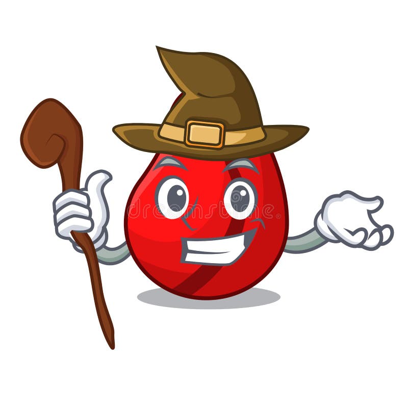 Witch Cola Nut Fruits Isolated on Cartoon Stock Vector - Illustration ...