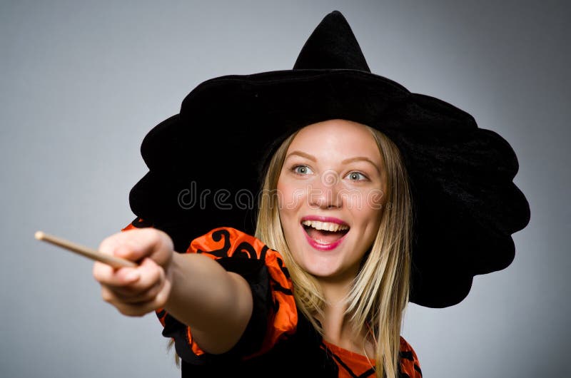 Witch doing magic stock photo. Image of miracle, light - 77720346