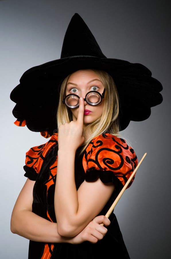 Witch doing magic stock photo. Image of miracle, light - 77720346