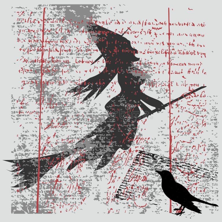Witch Crow Stock Illustrations – 2,339 Witch Crow Stock Illustrations ...