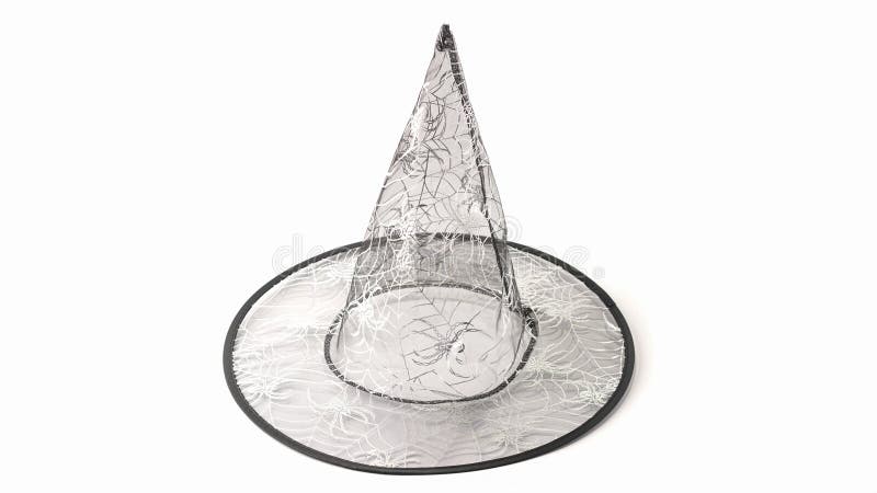 Witch Hat. Cap on a White Background. Witchcraft and Magic Stock Photo ...