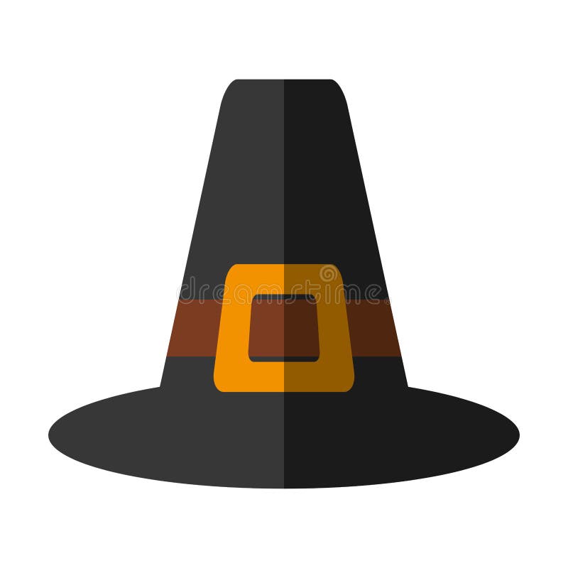 Witch Hat Symbol Thanksgiving Stock Vector - Illustration of ...