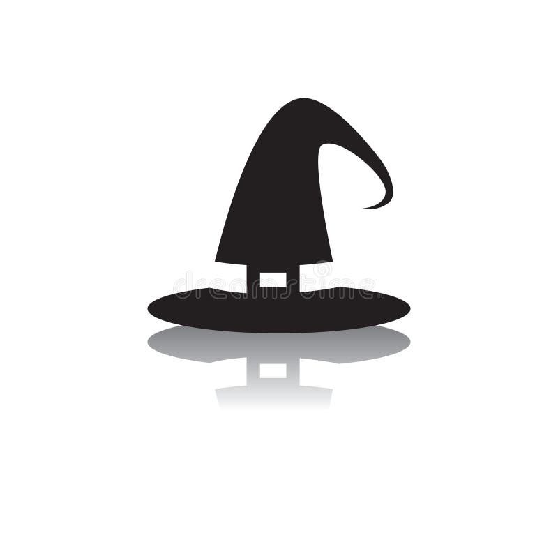 Witch Hat. Vector Illustration Decorative Design Stock Vector ...