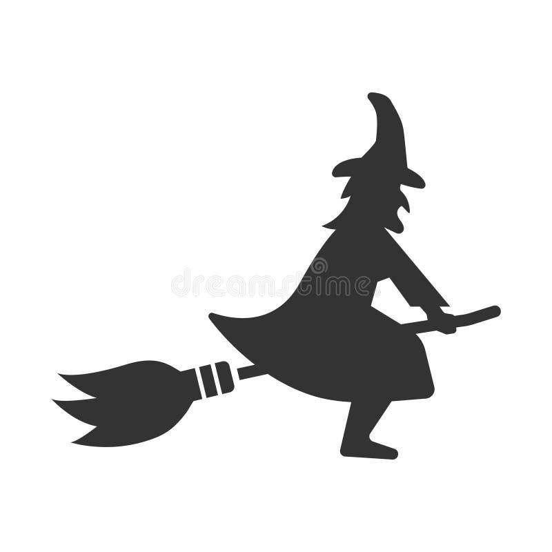 Witch icon stock vector. Illustration of magic, icon - 260609734