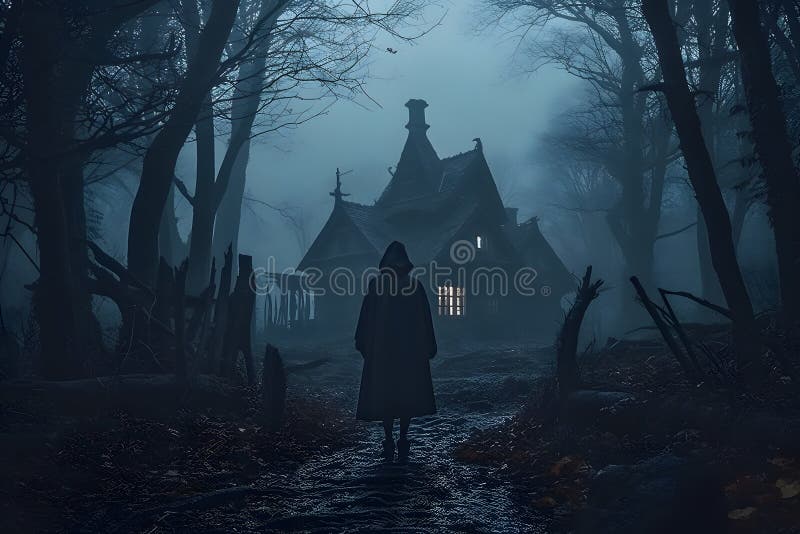 Witch Next To a Gloomy Witch House. Neural Network AI Generated Stock ... Witch Next To a Gloomy Witch House. Neural Network AI Generated Stock ...