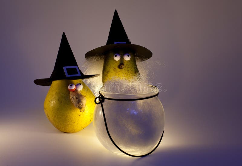 The Witch Pear - Halloween Series Stock Image - Image of fantasy, pear ...