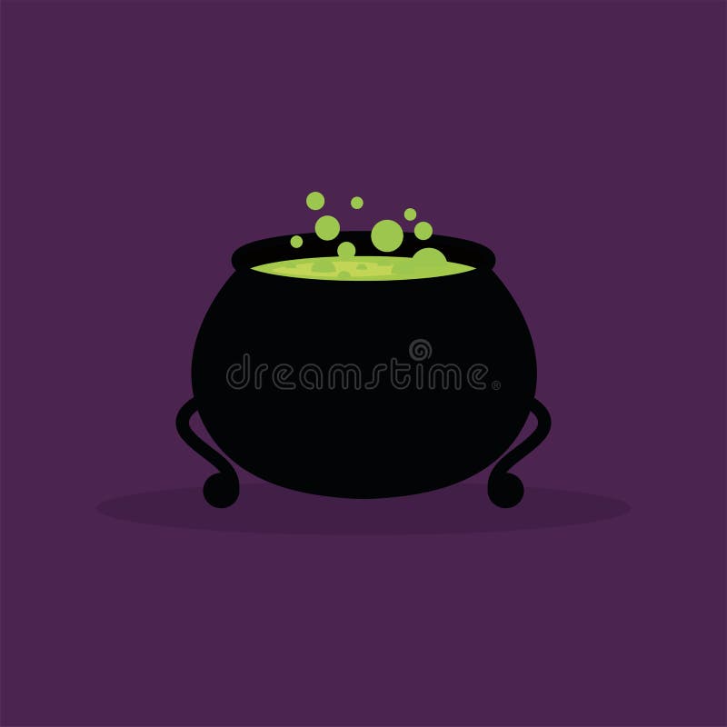 Isolated Poison Pot Halloween Stock Vector - Illustration of tree ...