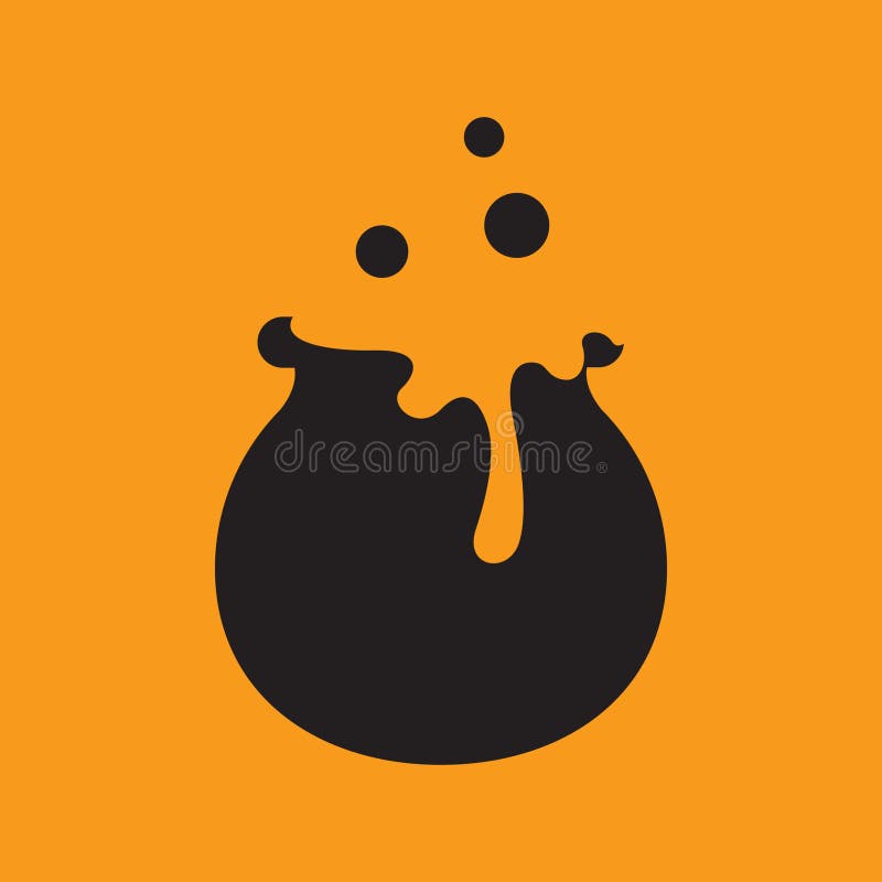 Witch S Cauldron. Vector Illustration Decorative Design Stock Vector ...